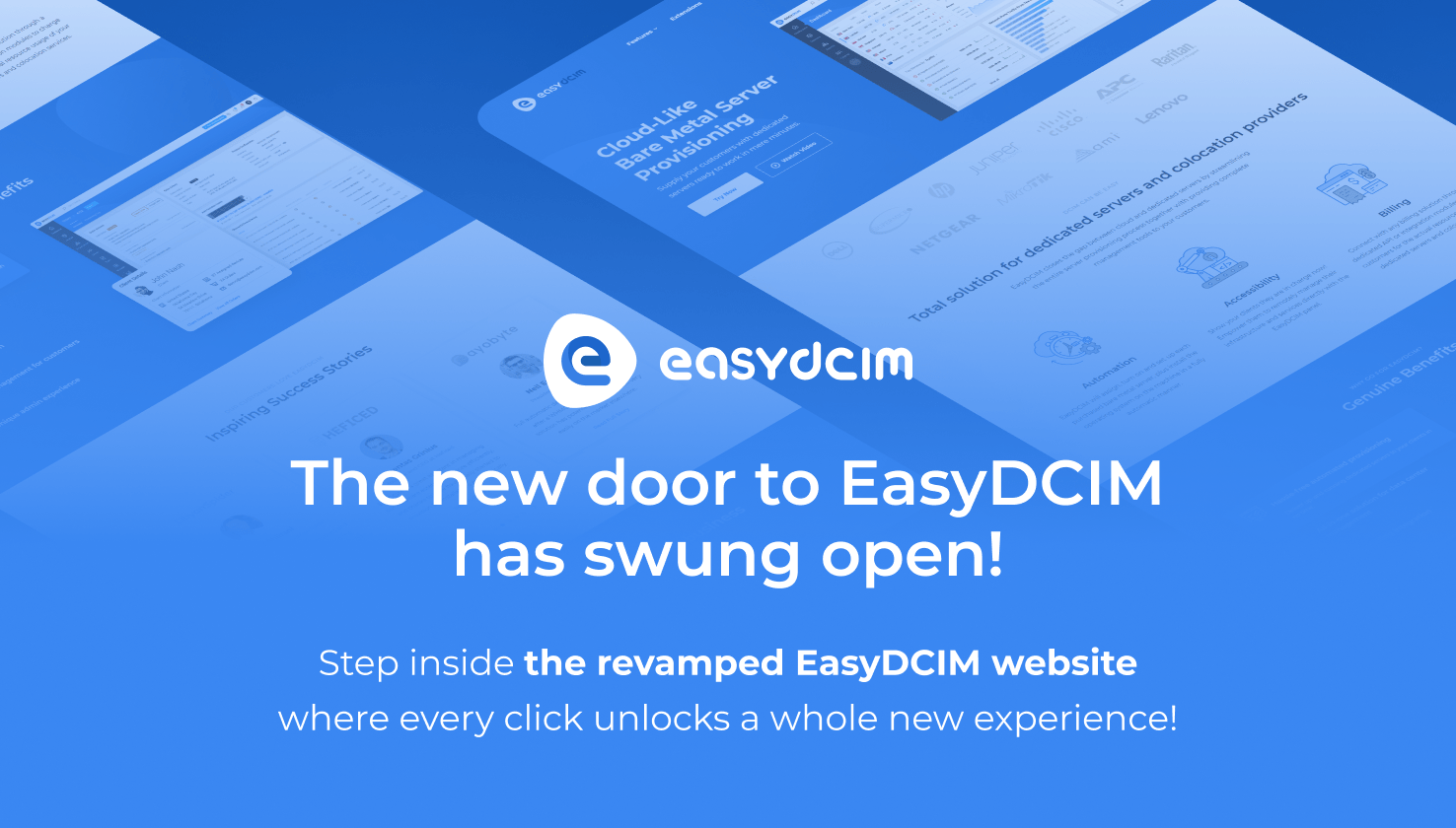 Next EasyDCIM chapter with the brand-new website!