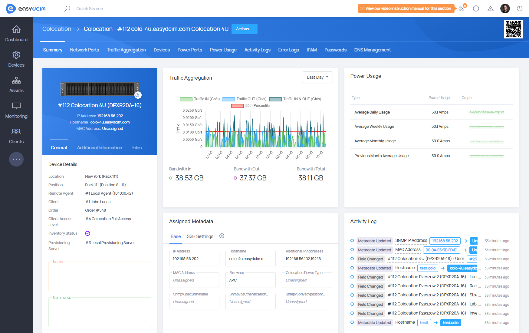 Administration - EasyDCIM