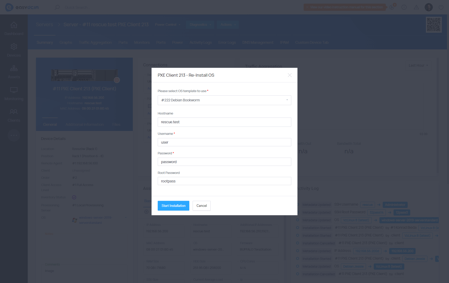 Administration - EasyDCIM