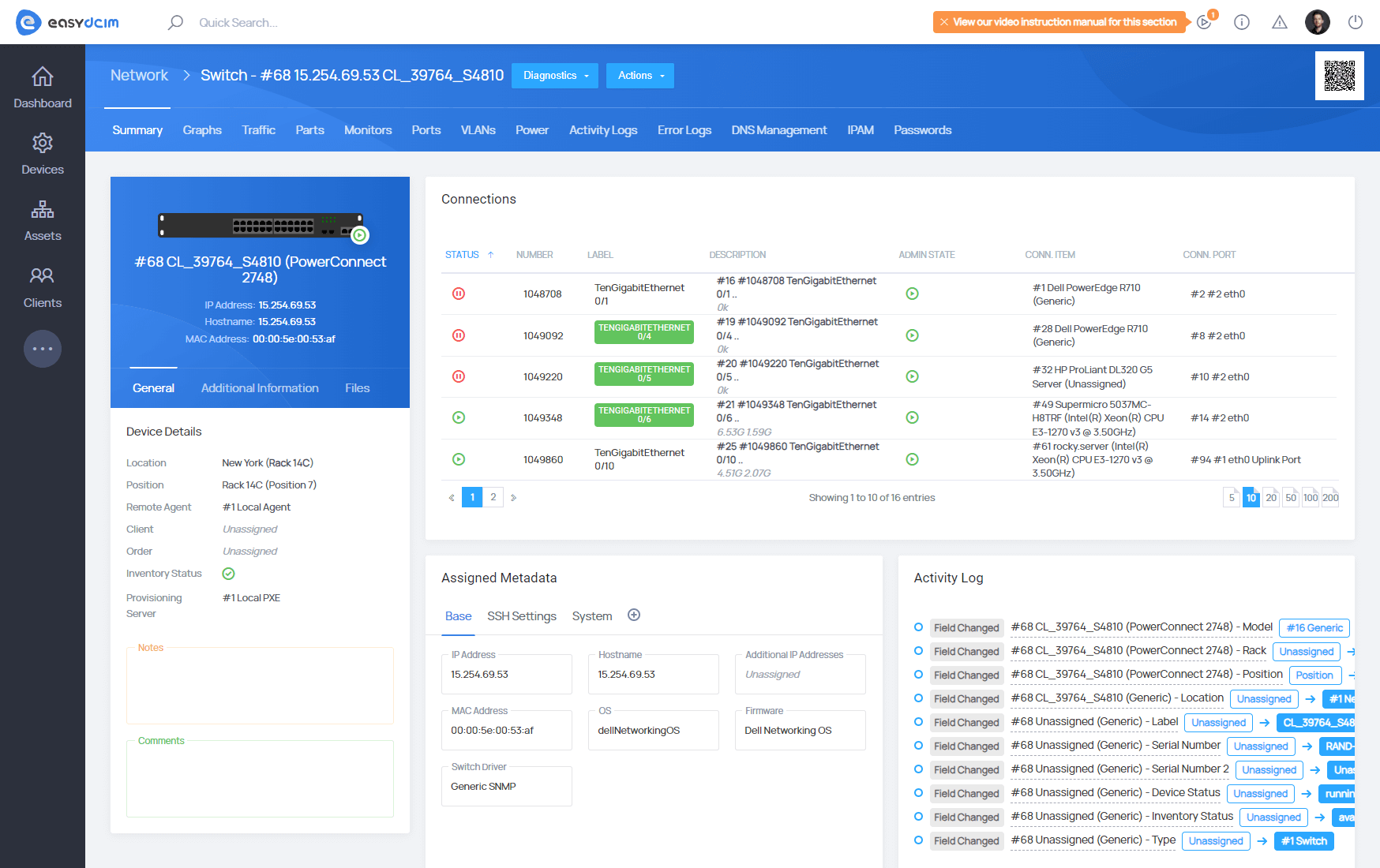 Administration - EasyDCIM