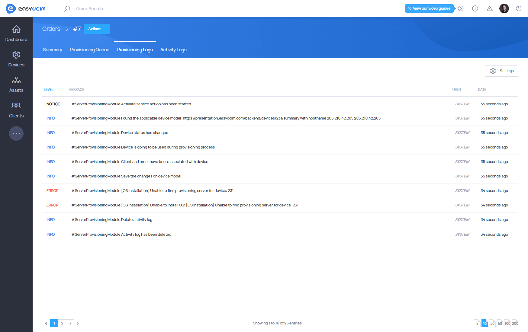 Automation - EasyDCIM