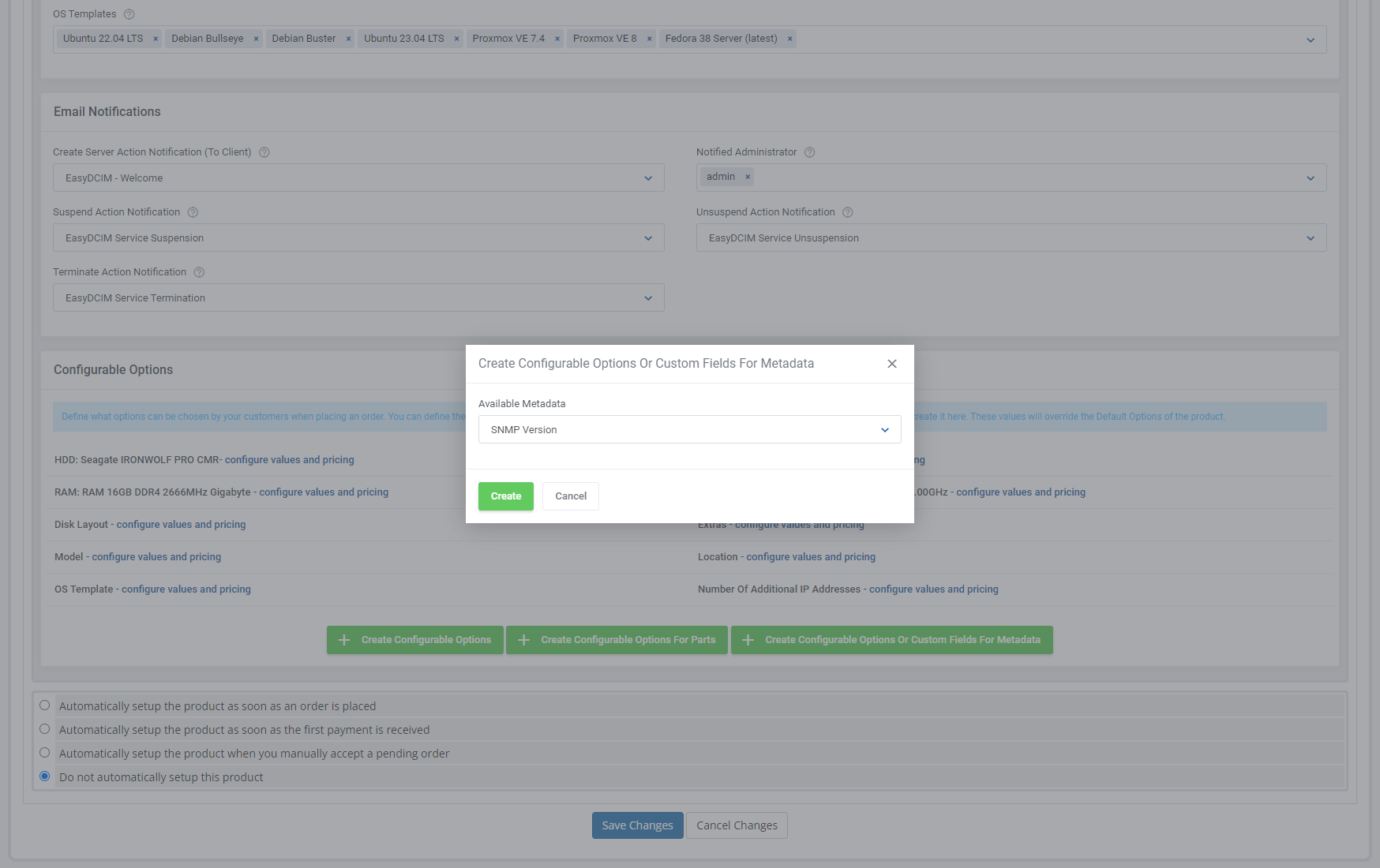 Billing Integration - EasyDCIM