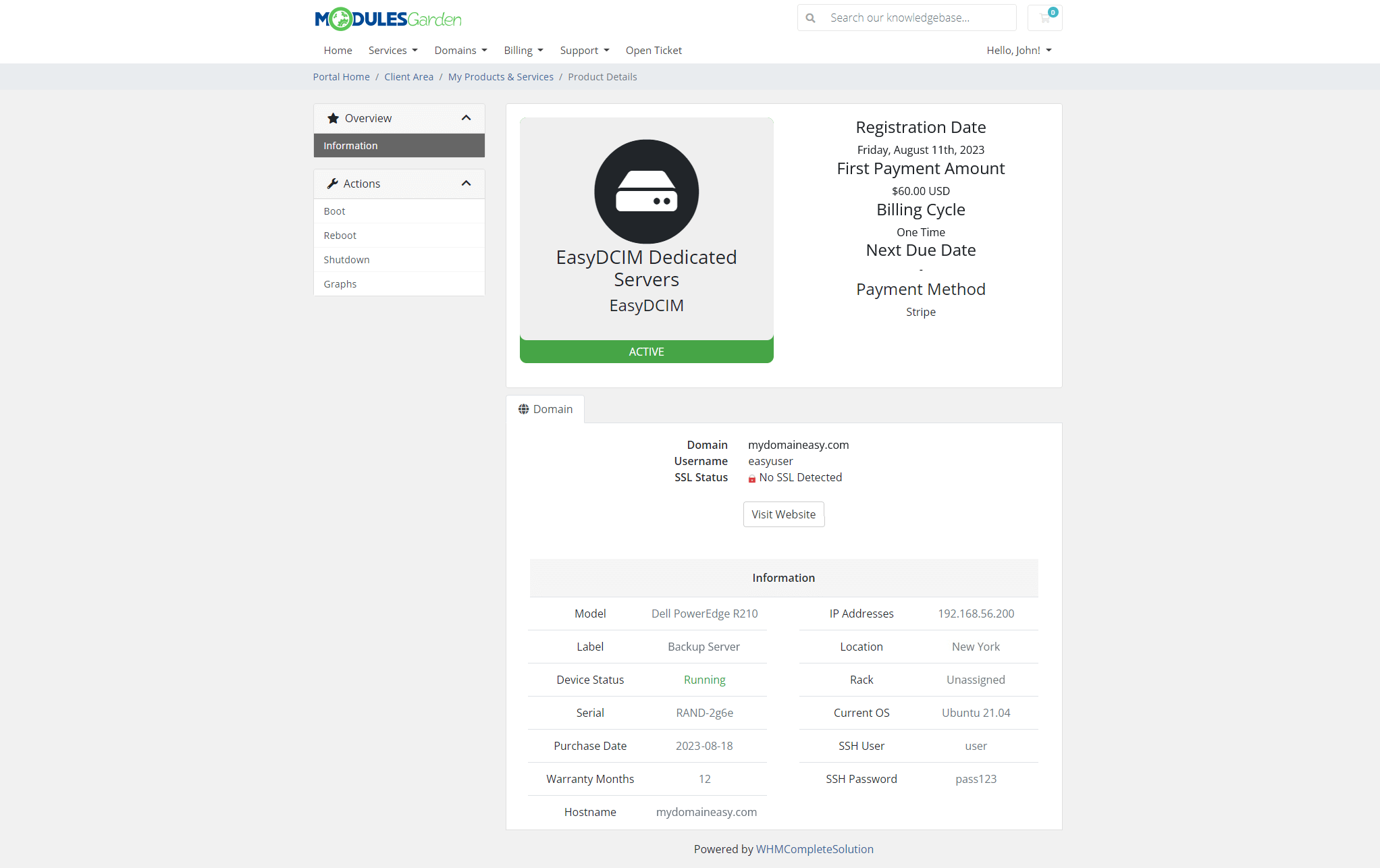 Servers Reselling - EasyDCIM